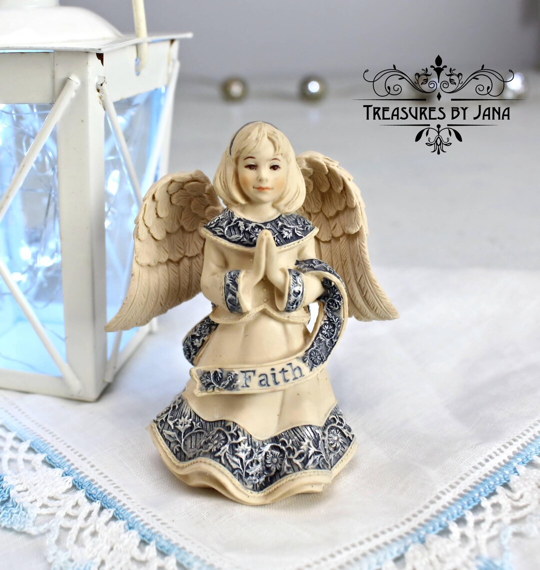 Sarah's Angels® Figurine 'faith', Miniature Angel, Pastel Decoration ...
