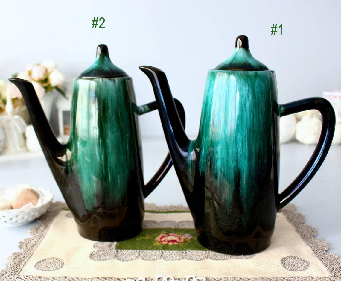 Blue Mountain Pottery Teapots Vintage Coffee Pot BMP Teapot - Etsy Canada