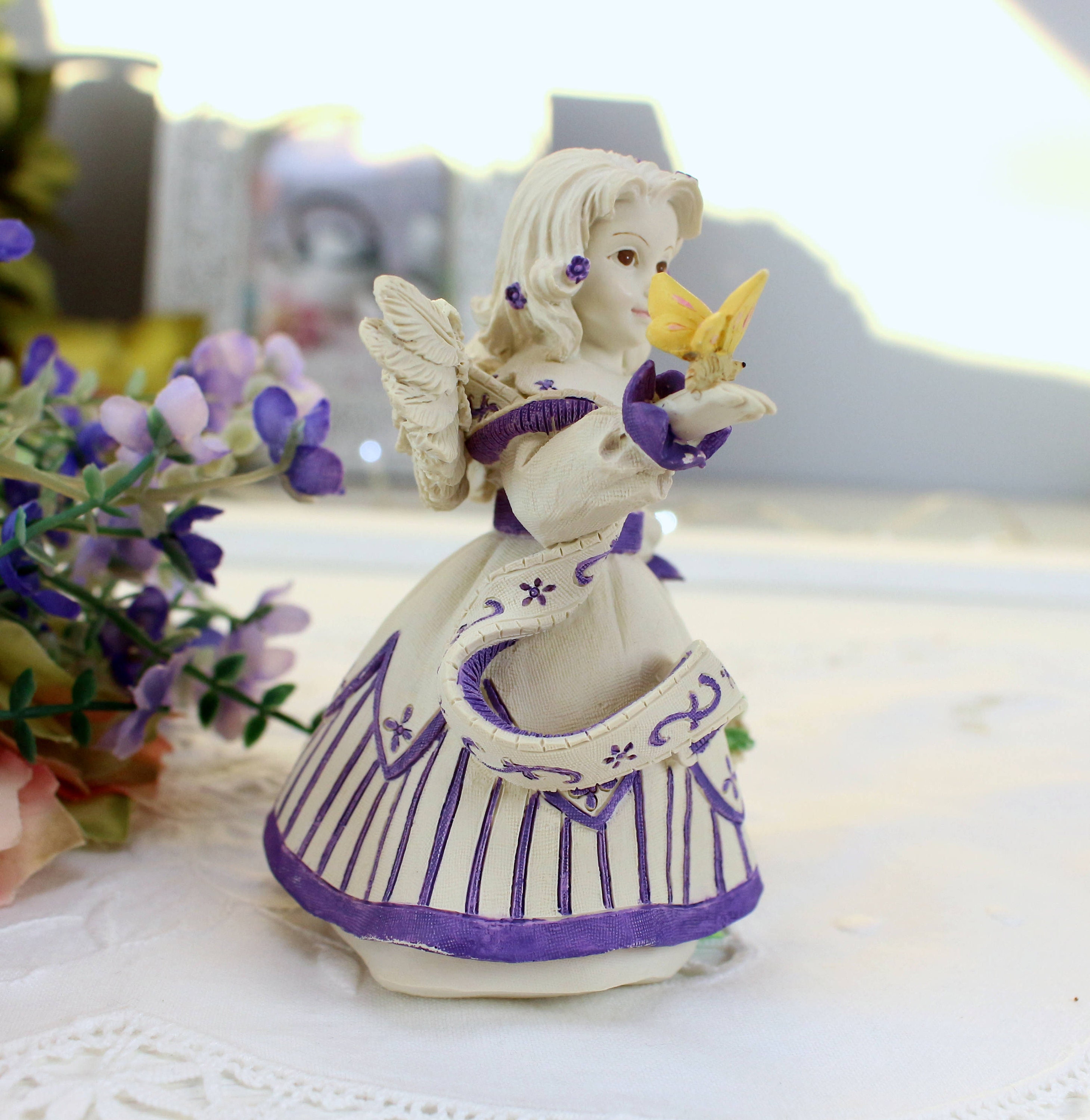 Angel Figurine summer Sarah's Angels - Etsy