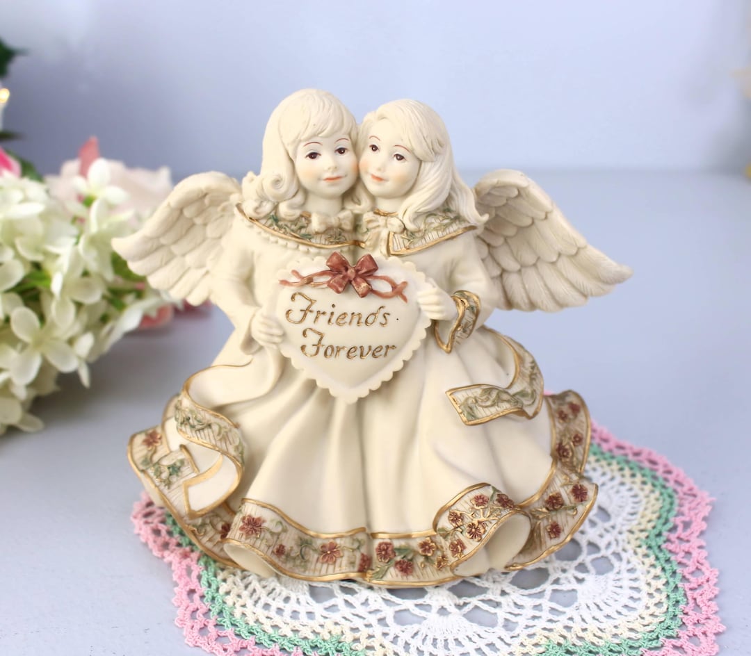 Sarah's Angels® Figurine, Friends Forever, Collectible Resin Decoration ...