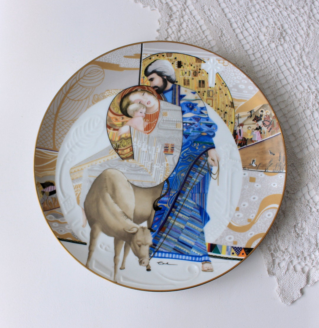 Mary and Jesus, Large Plate, Biblical Mothers Series 4, Knowles, Eve ...