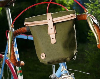 Bicycle saddle bag /Handlebar bag /Bicycle tool bag /Canvas | Etsy