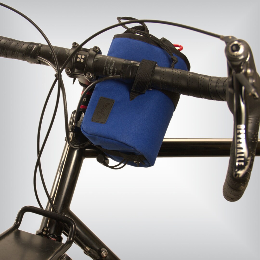 Padded Stem Bag for Bikepacking / Handlebar Snack Bag for Cycling ...