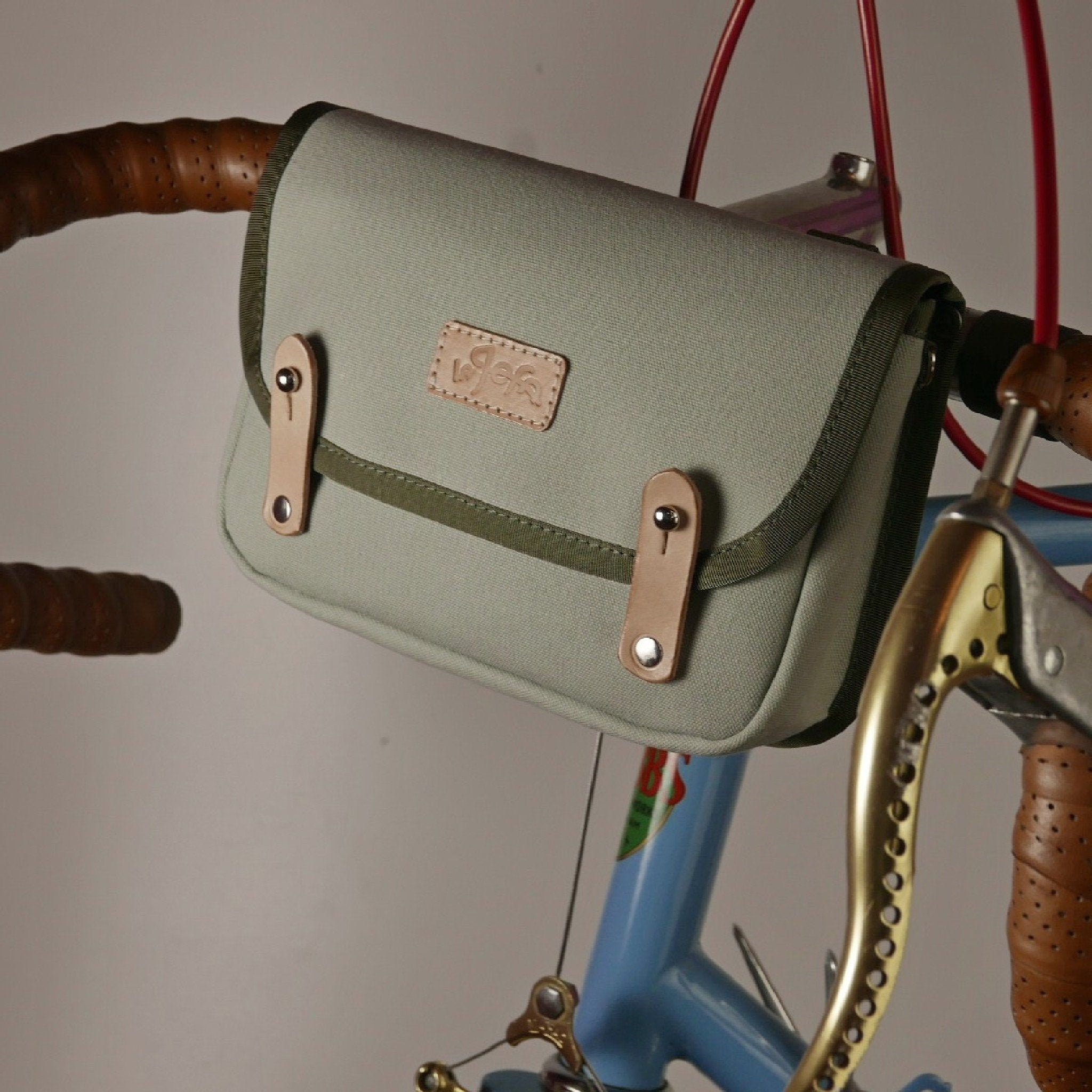 Handlebar Bag / Canvas Saddle Bag / Tool Bag / Bicycle Bag / | Etsy