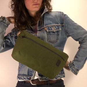 Big Size Bum Bag XL, Oversized Crossbody Bag, Big Size Sling, Military ...