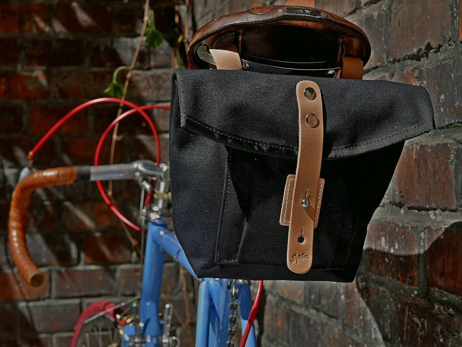 Bicycle saddle bag /Handlebar bag /Bicycle tool bag /Canvas | Etsy