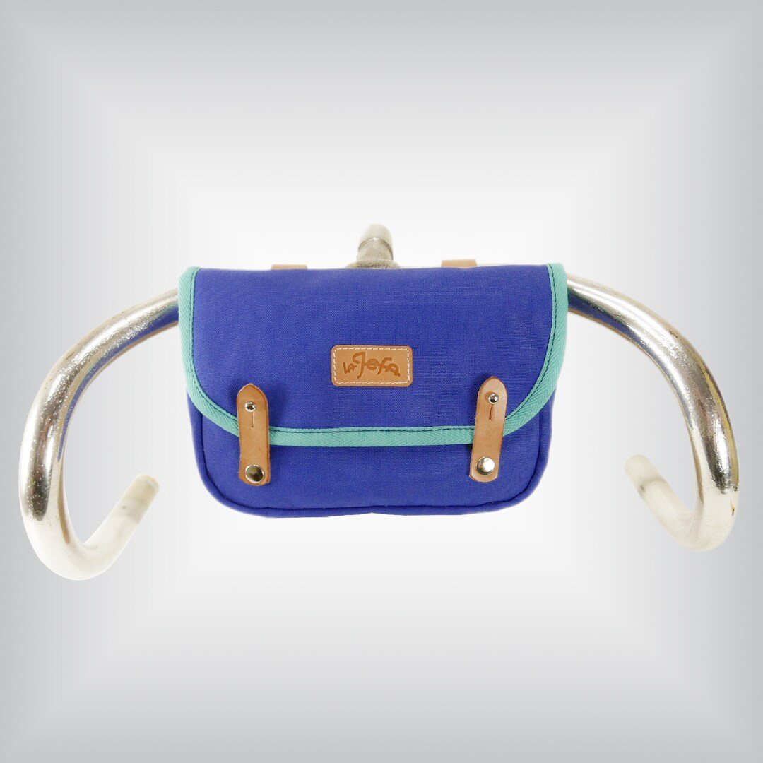 Small Canvas Handlebar Bike Bag / Bar Bag for Bicycle / Gift for ...