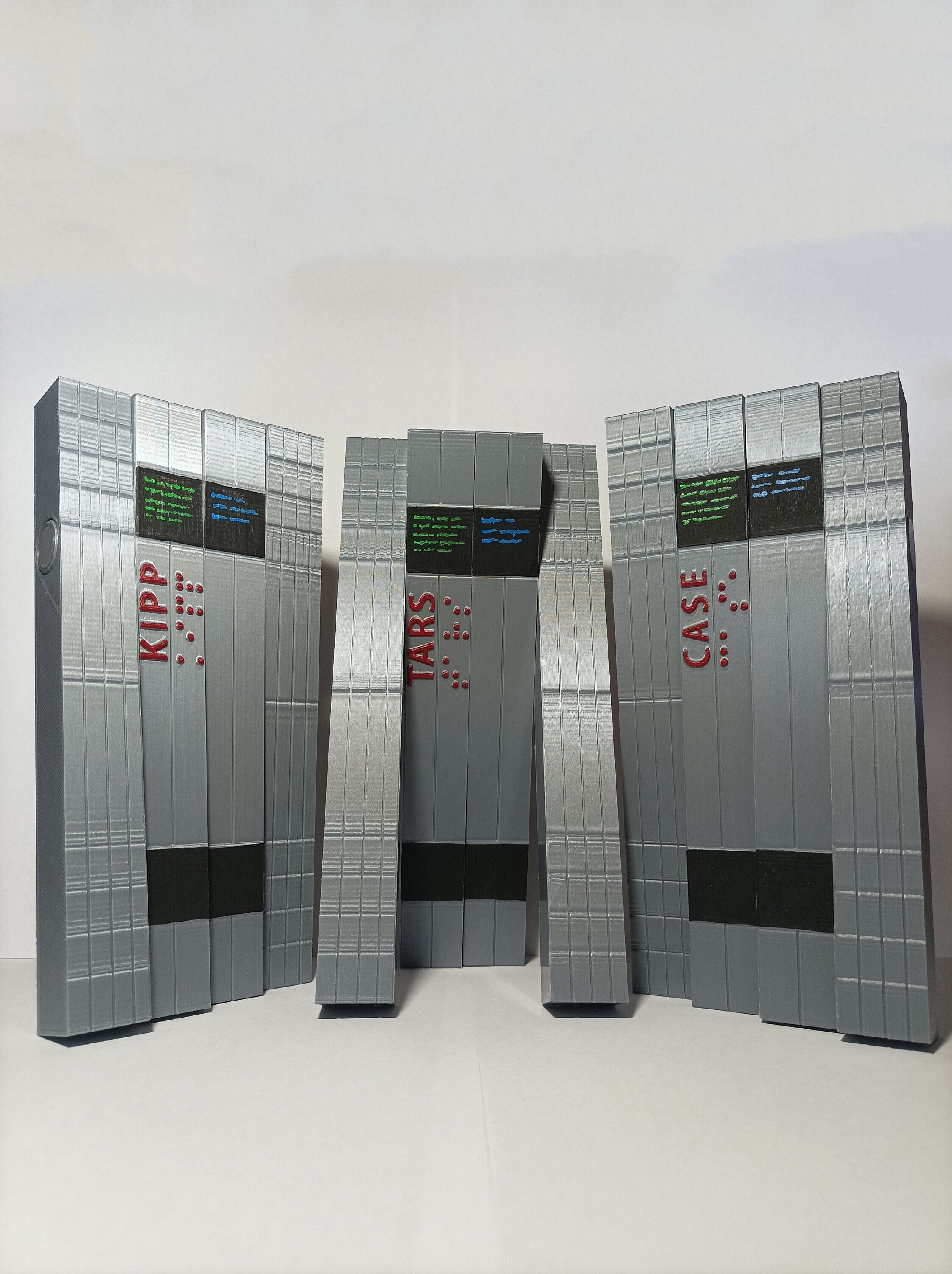 TARS, CASE and KIPP Interstellar Trio Handmade Collecting 3D Printed 3D ...