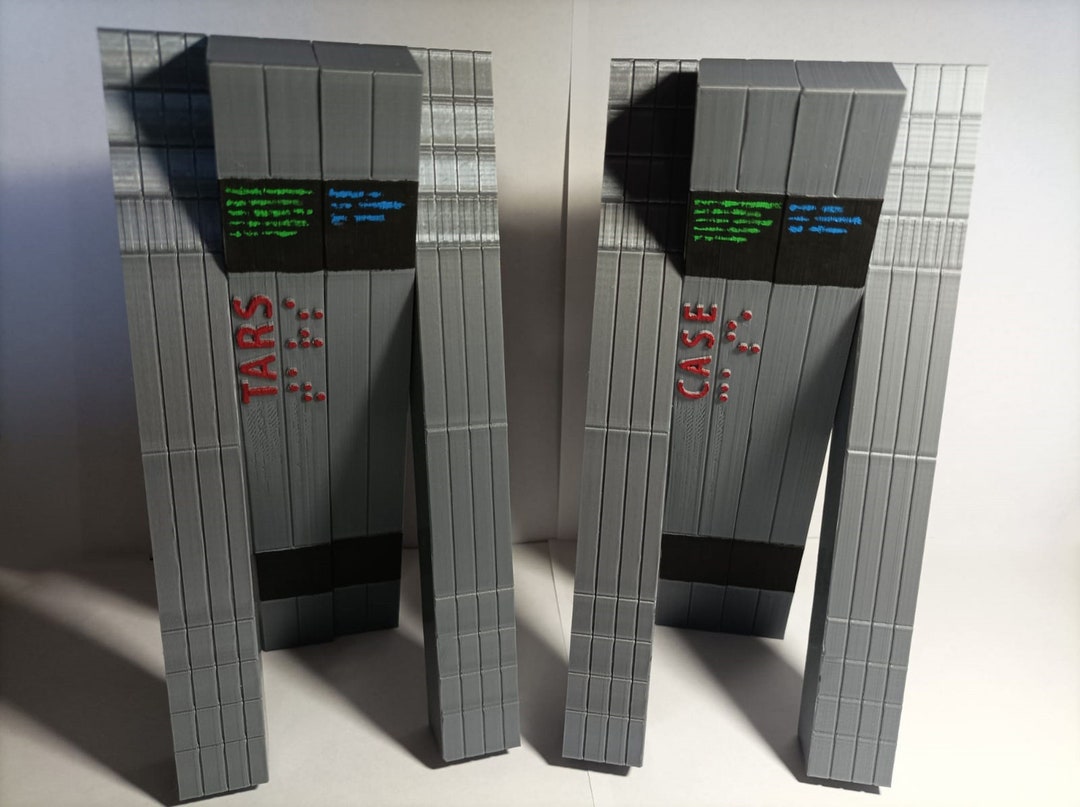 CASE & TARS Interstellar Couple Handmade Collecting 3D Printed 3D Print ...