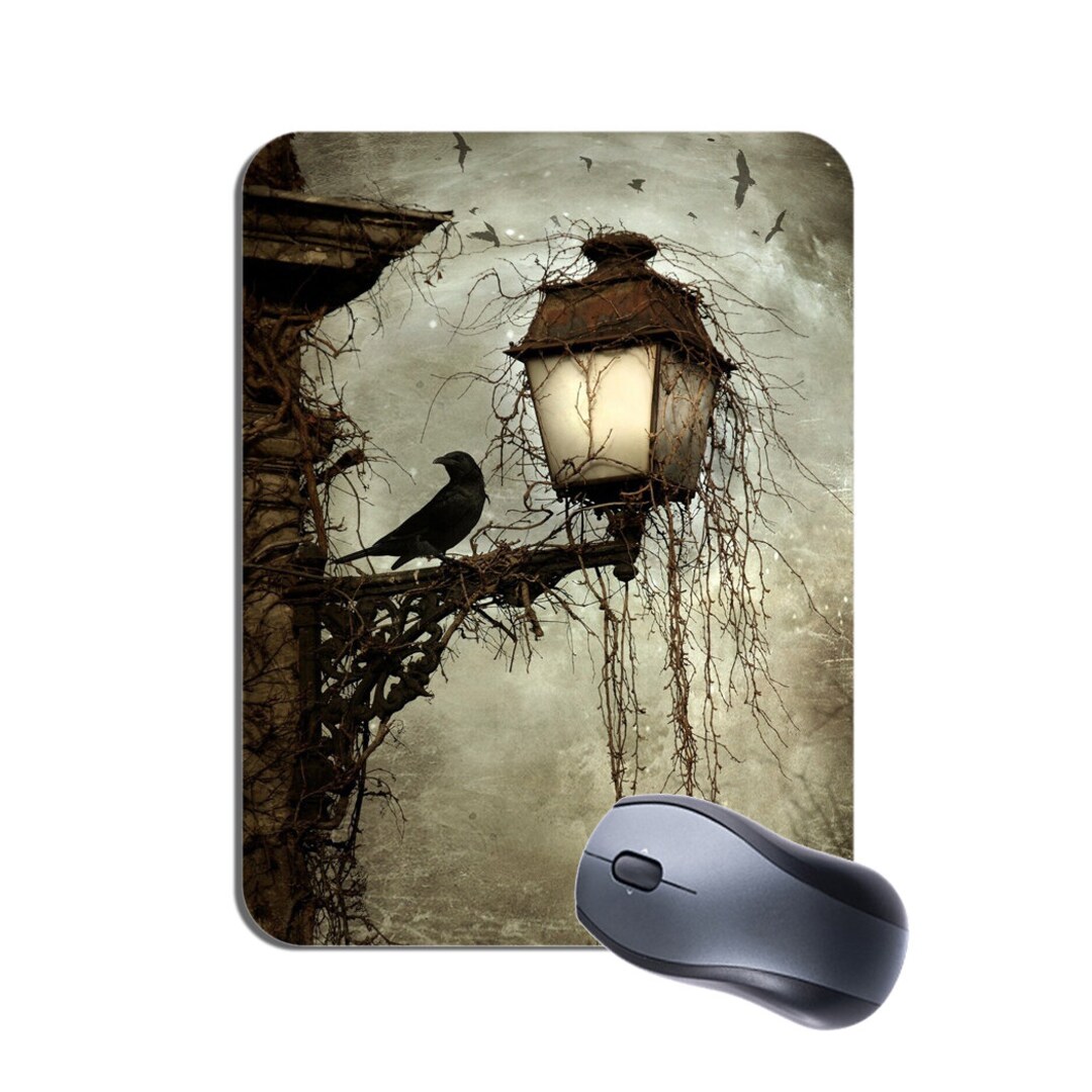 Bird on A Lantern Arthur Rackham Mouse Mat Mousepad. Fine Art Vintage ...