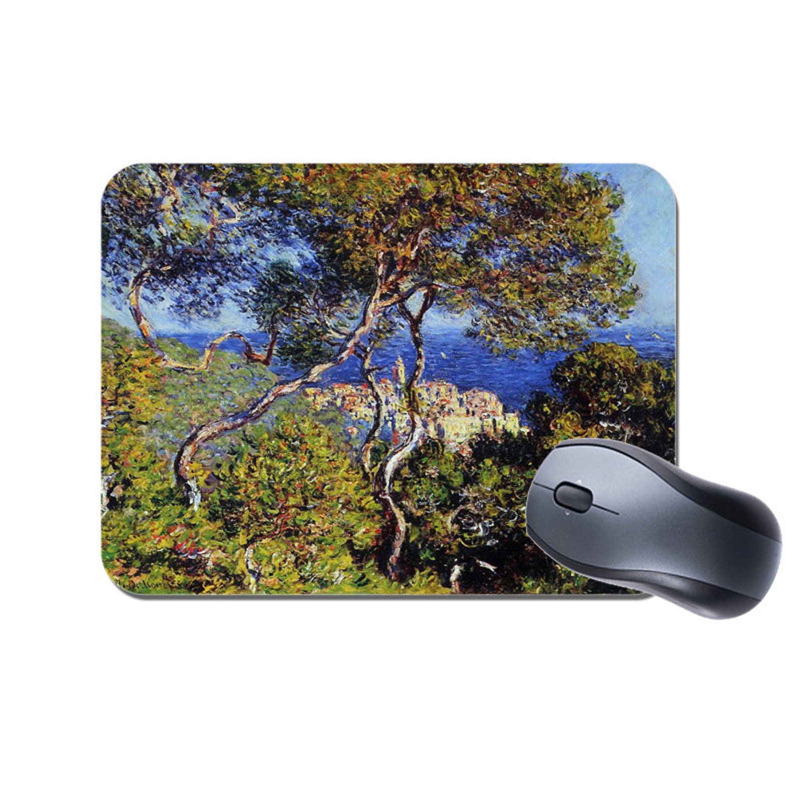 Claude Monet Bordighera Mouse Mat Mousepad. Fine Art Vintage - Etsy