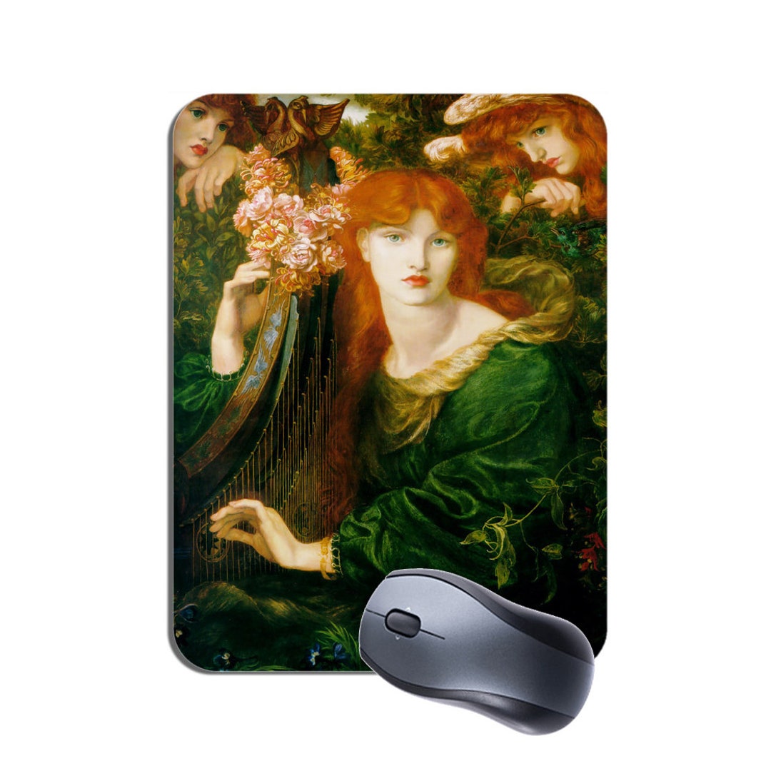 Dante Gabriel Rossetti La Ghirlandata Mouse Mat Mousepad. Classic Art ...