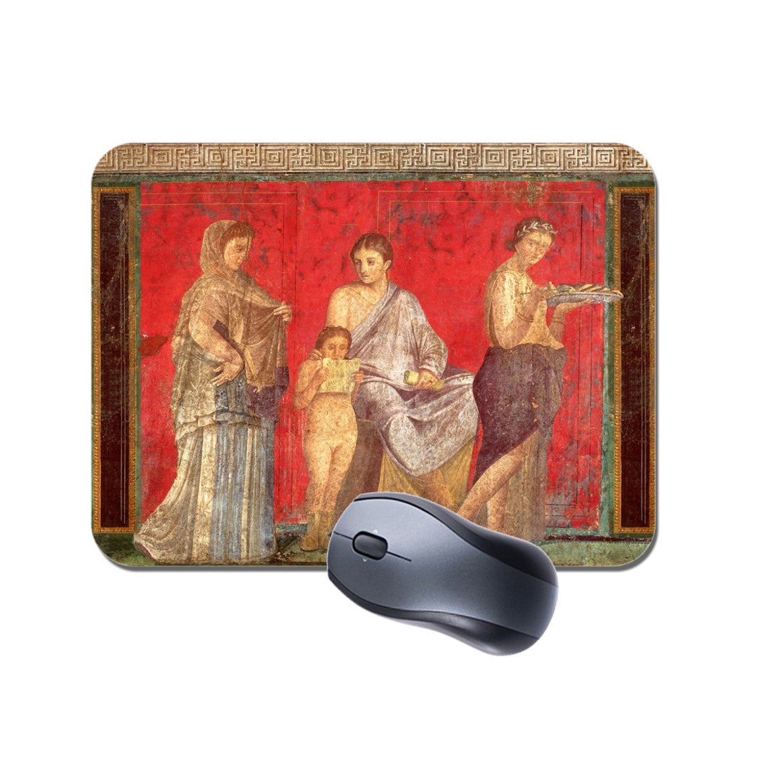 Pompeii Fresco Mouse Mat Mousepad. Villa Dei Misteri High Quality ...
