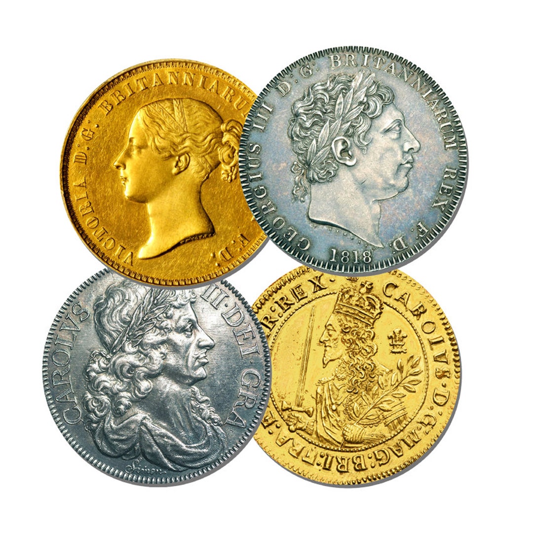 Rare British Coin Coaster Set of 4. Not Real Coins. High Quality Cork ...