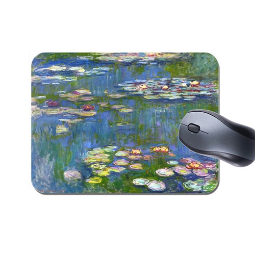 Claude Monet Water Lilies Mouse Mat Mousepad. Fine Art Vintage - Etsy
