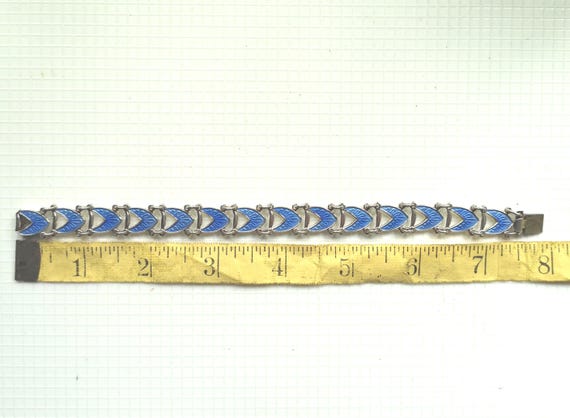 Volmer Bahner Denmark Scandinavian blue enamel sterli… - Gem