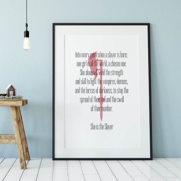 Buffy the Vampire Slayer Posters - Etsy