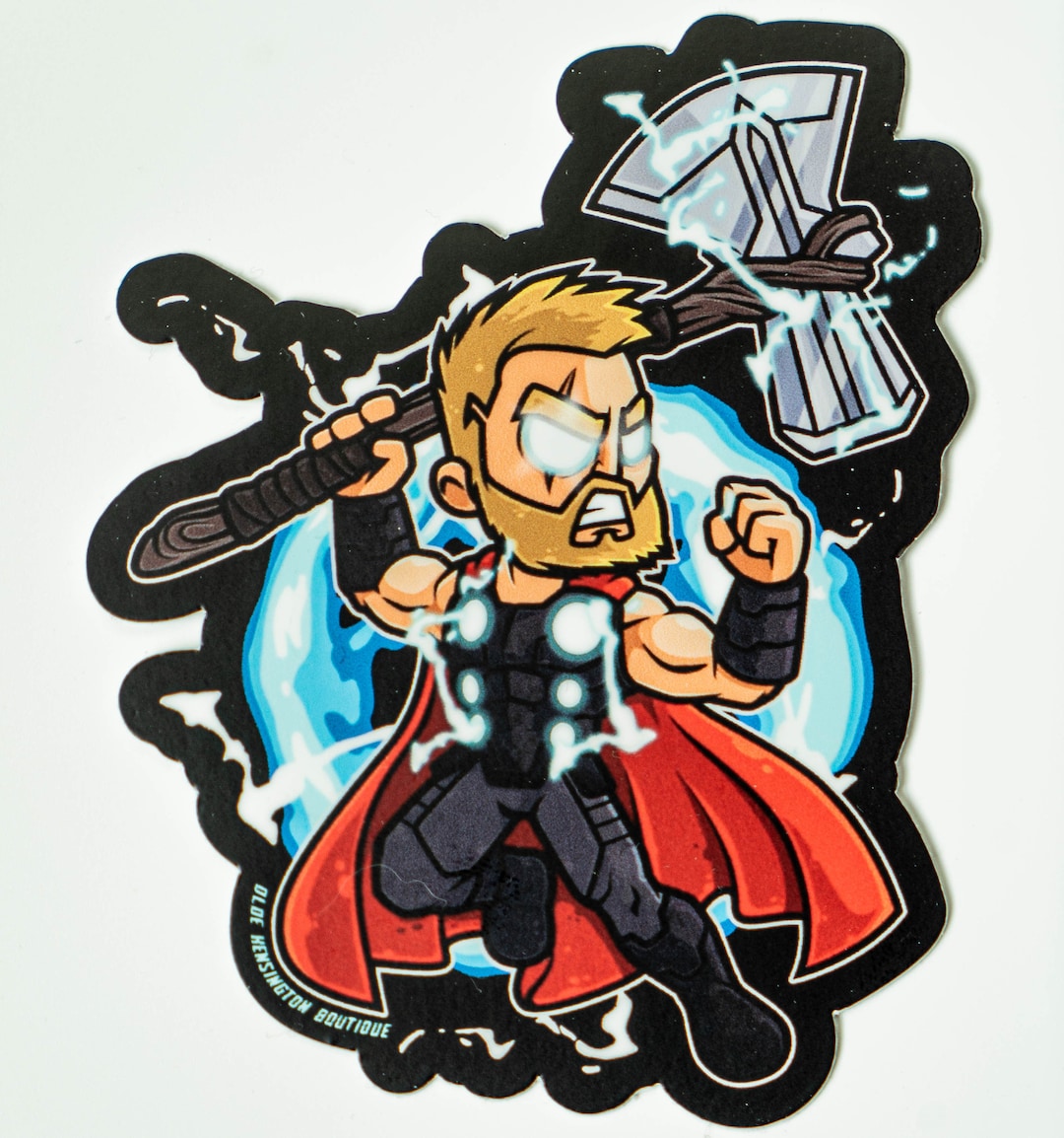 God of Thunder Stormbreaker Sticker - Etsy