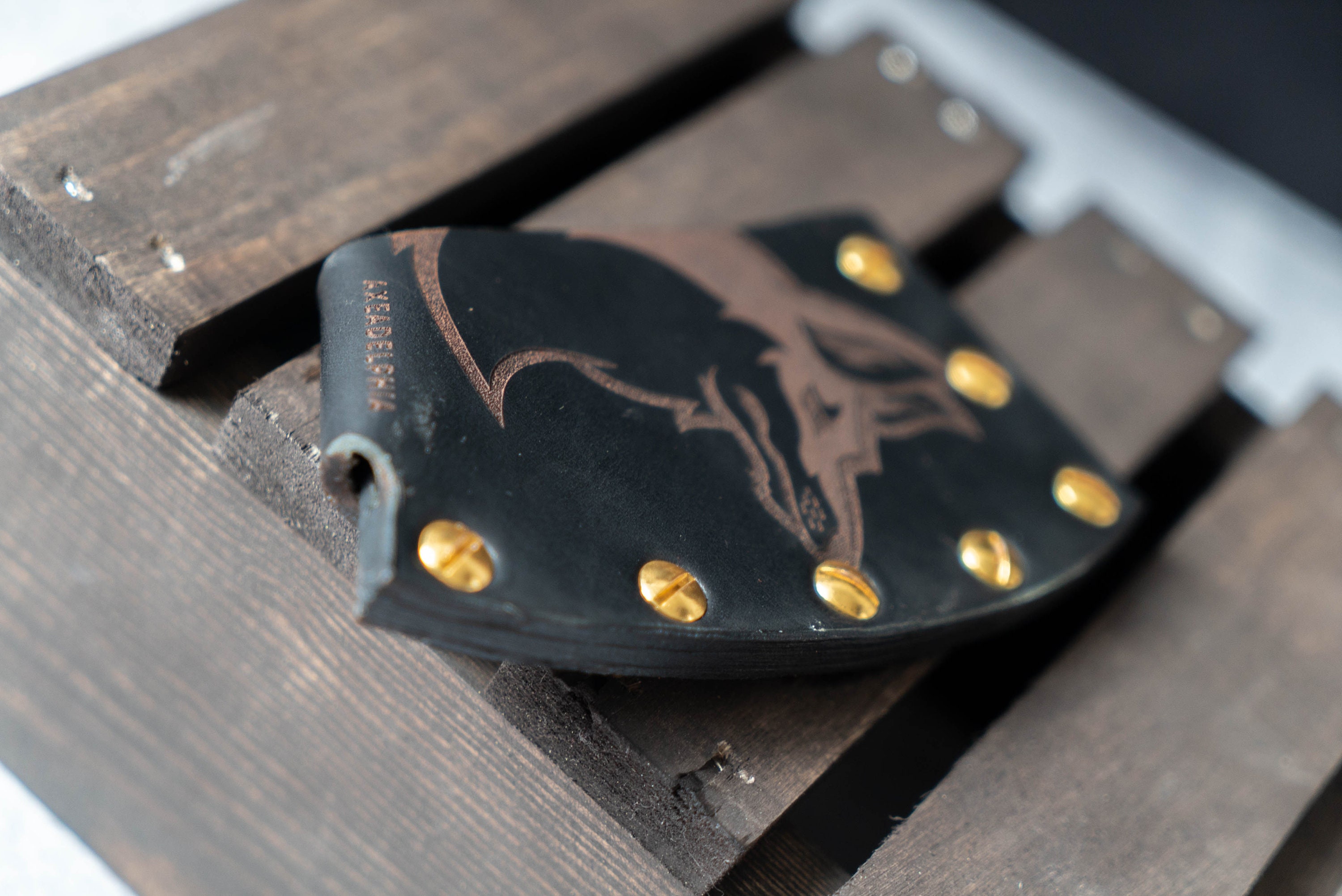 Flying Fox Throwing Hatchet Buffalo Leather Sheath | Etsy