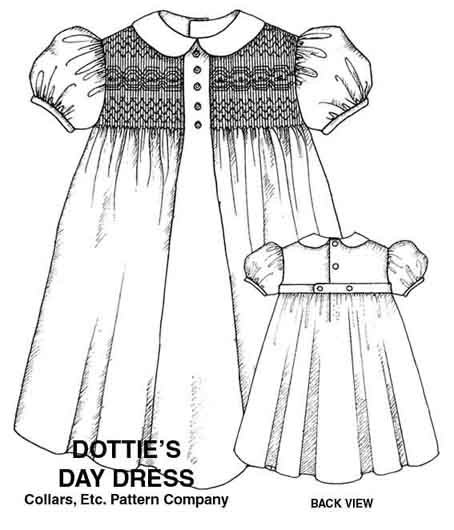 Dottie's Day Dress PDF Sewing Pattern Sizes 1-4 - Etsy