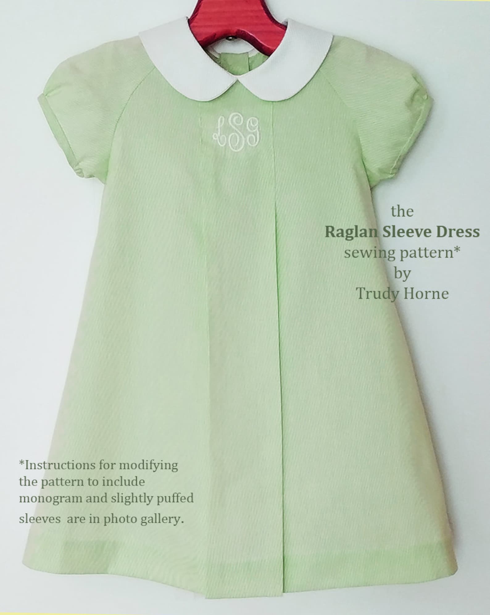 The Raglan Sleeve Dress PDF All Sizes - Etsy