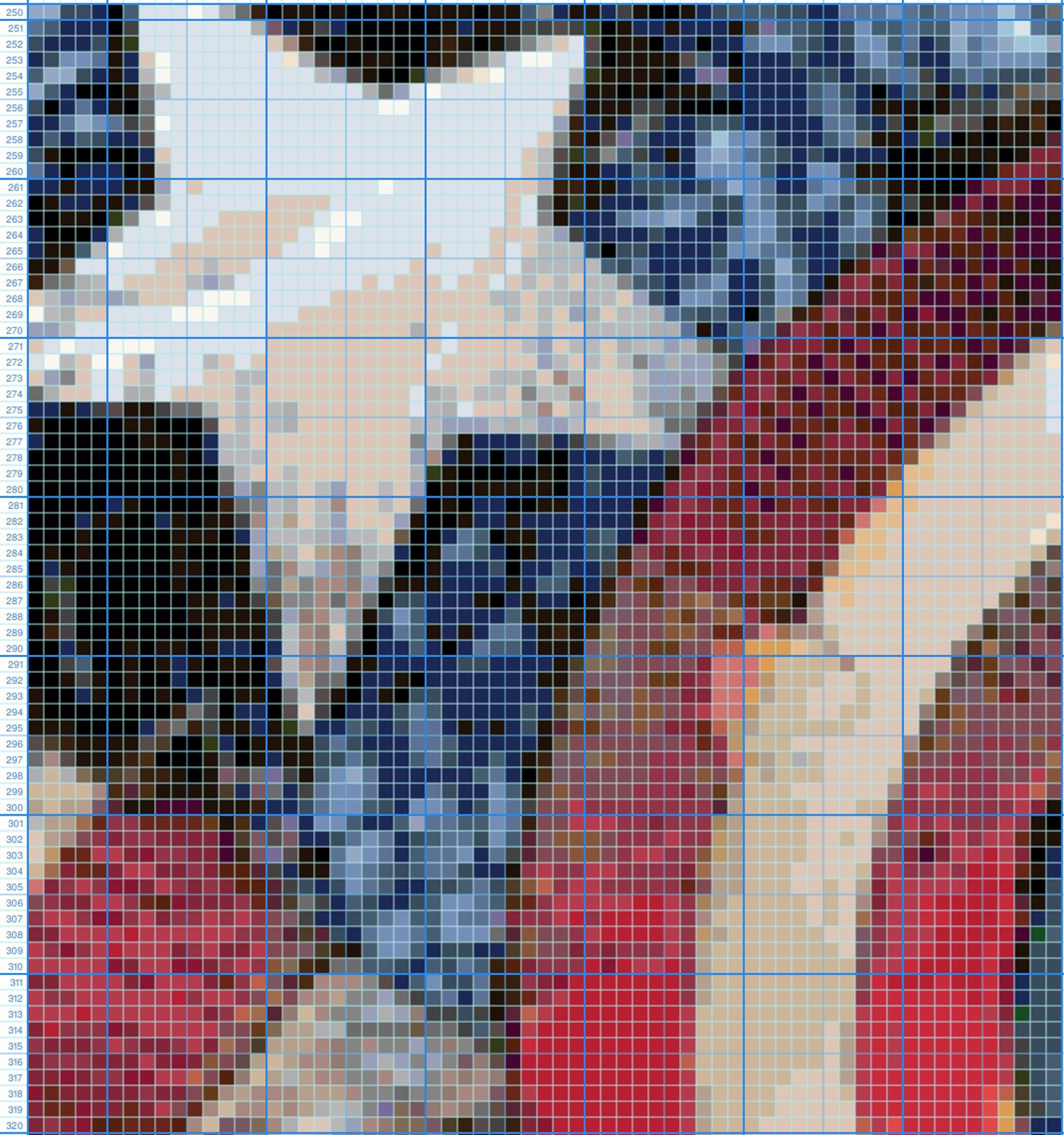 Marvel Universe Civil War Cross Stitch Pattern | Superhero Cross Stitch ...