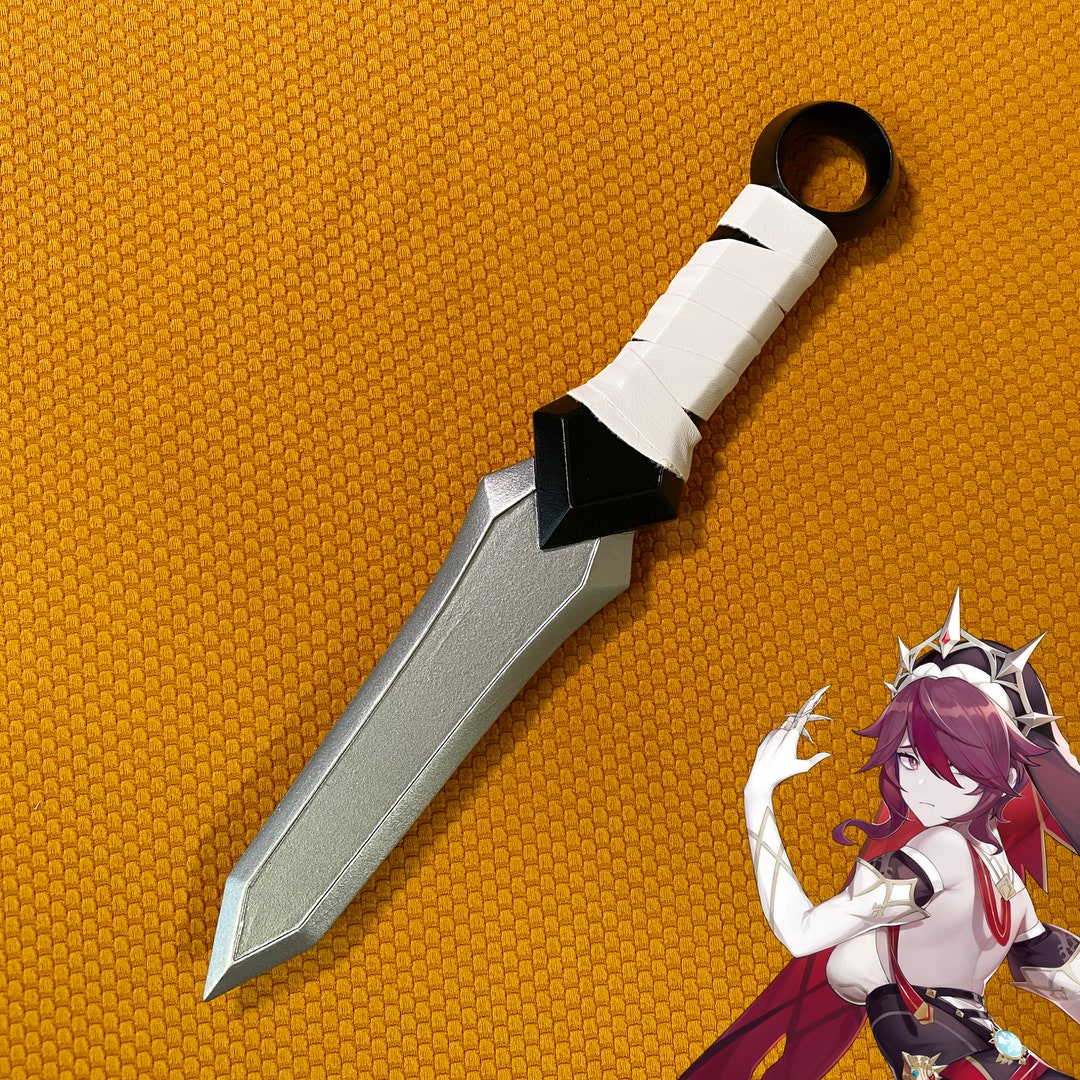 Rosaria Knife Dagger From Genshin Impact Cosplay Weapon - Etsy