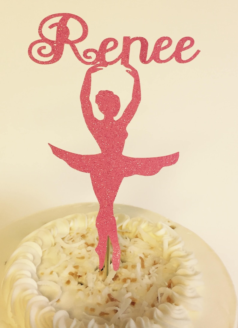 Custom Made Ballerina Cake Topper-birthday Cake Topper - Etsy
