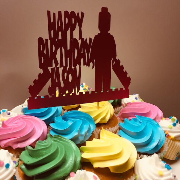 Lego® Cake Topper - Etsy