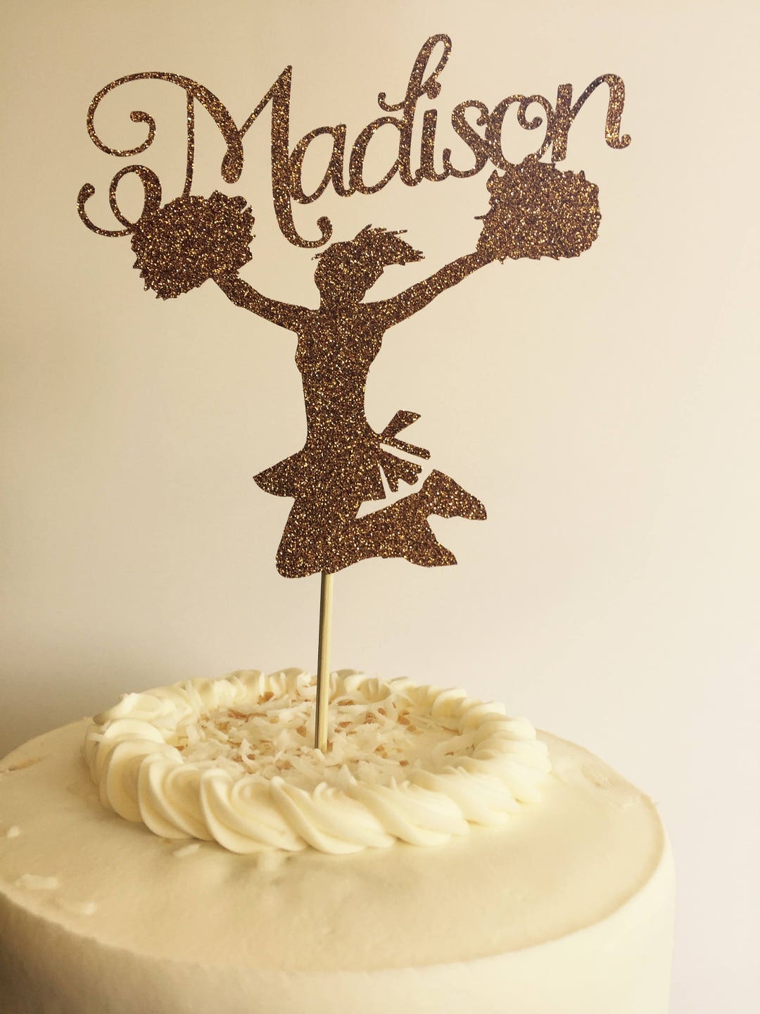 Custom Made Cheerleader Cake Topper-birthday Cake Topper - Etsy
