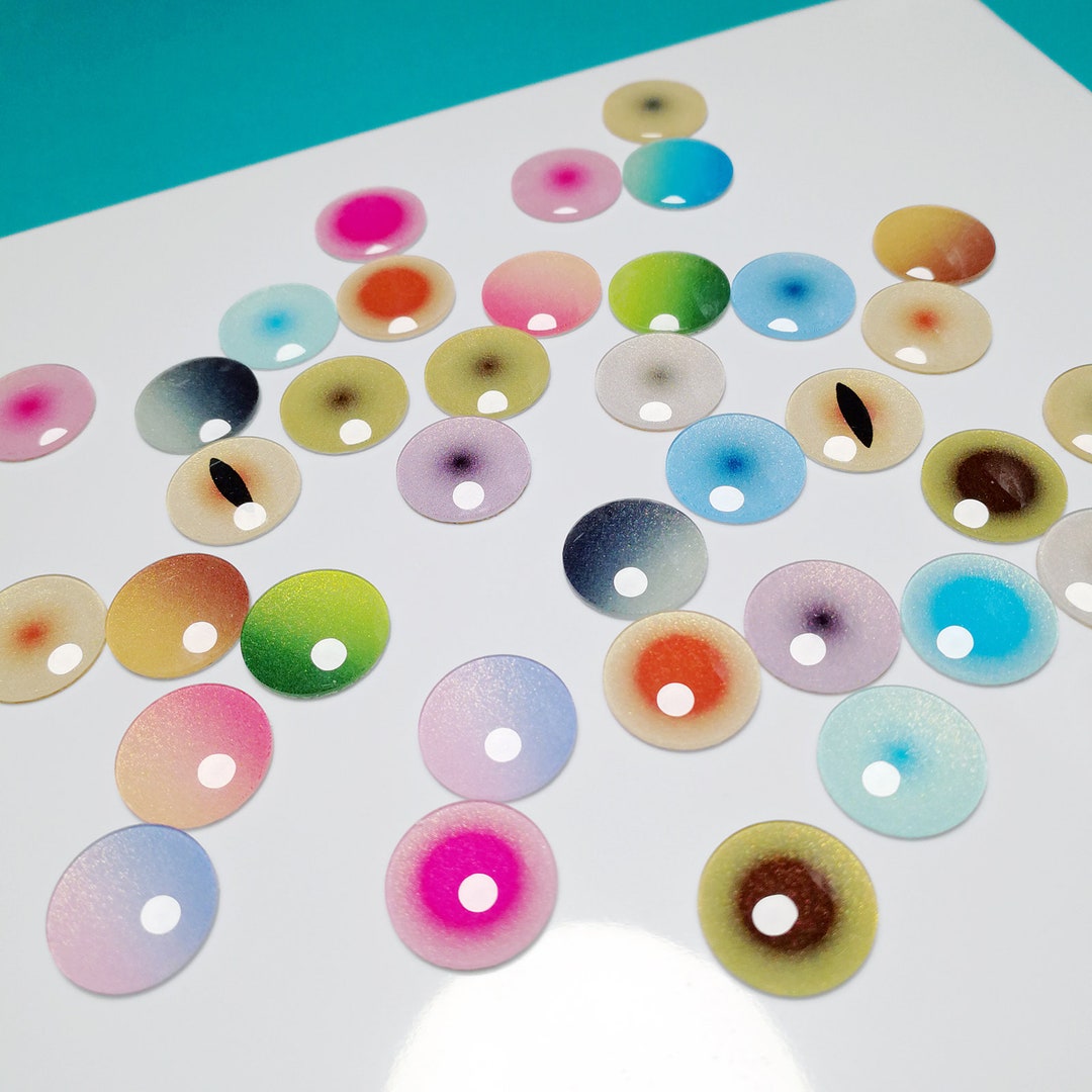 Blythe Colorful Gradient Glass Eye Chips - 14mm CG-1 - Etsy