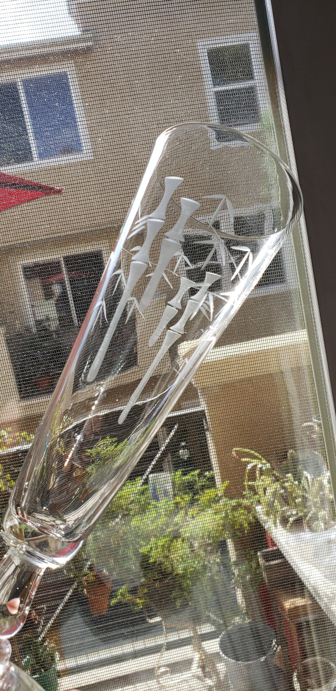 Vintage Pilsner Glass, Vintage Sasaki Bamboo Pattern, Mid Century ...