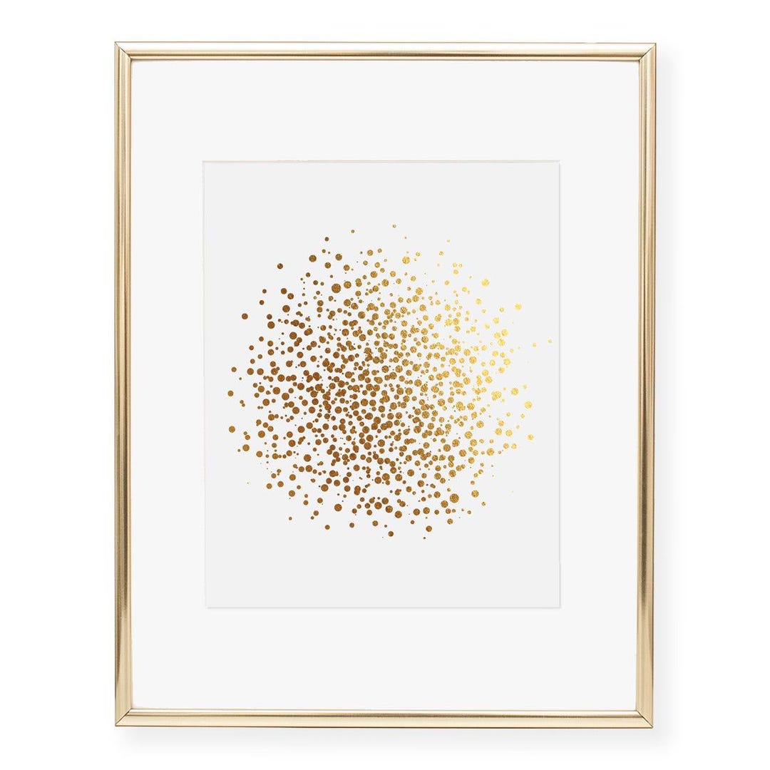 Cluster of Dots Foil Art Print, 8x10 Art Prints UNFRAMED - Etsy