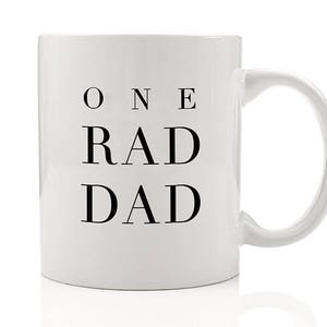 One Rad Dad Mug, Gift for Dad, Mug for Dad, Gifts for Him, Dude Mug ...
