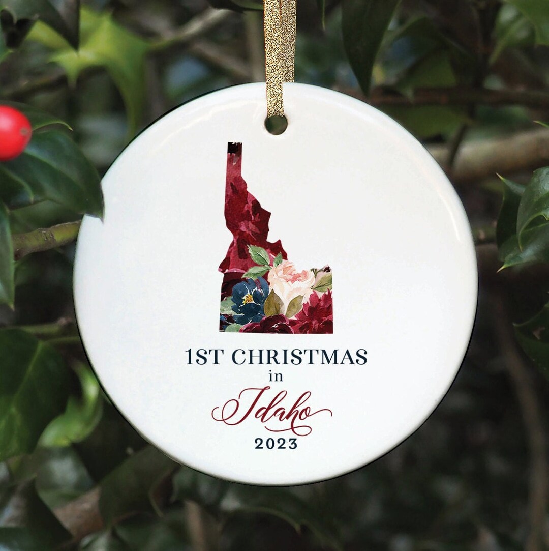 Idaho Ornament, 1st Christmas in Idaho Christmas Ornament, First ...