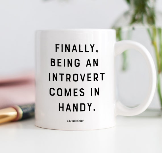 Introvert Coffee Mug Best Seller Funny Mugs Social Distancing | Etsy