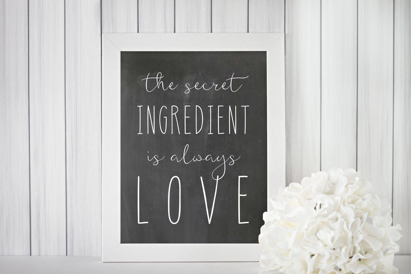 The Secret Ingredient Printable | Kitchen Art | Kitchen Print | Digital ...