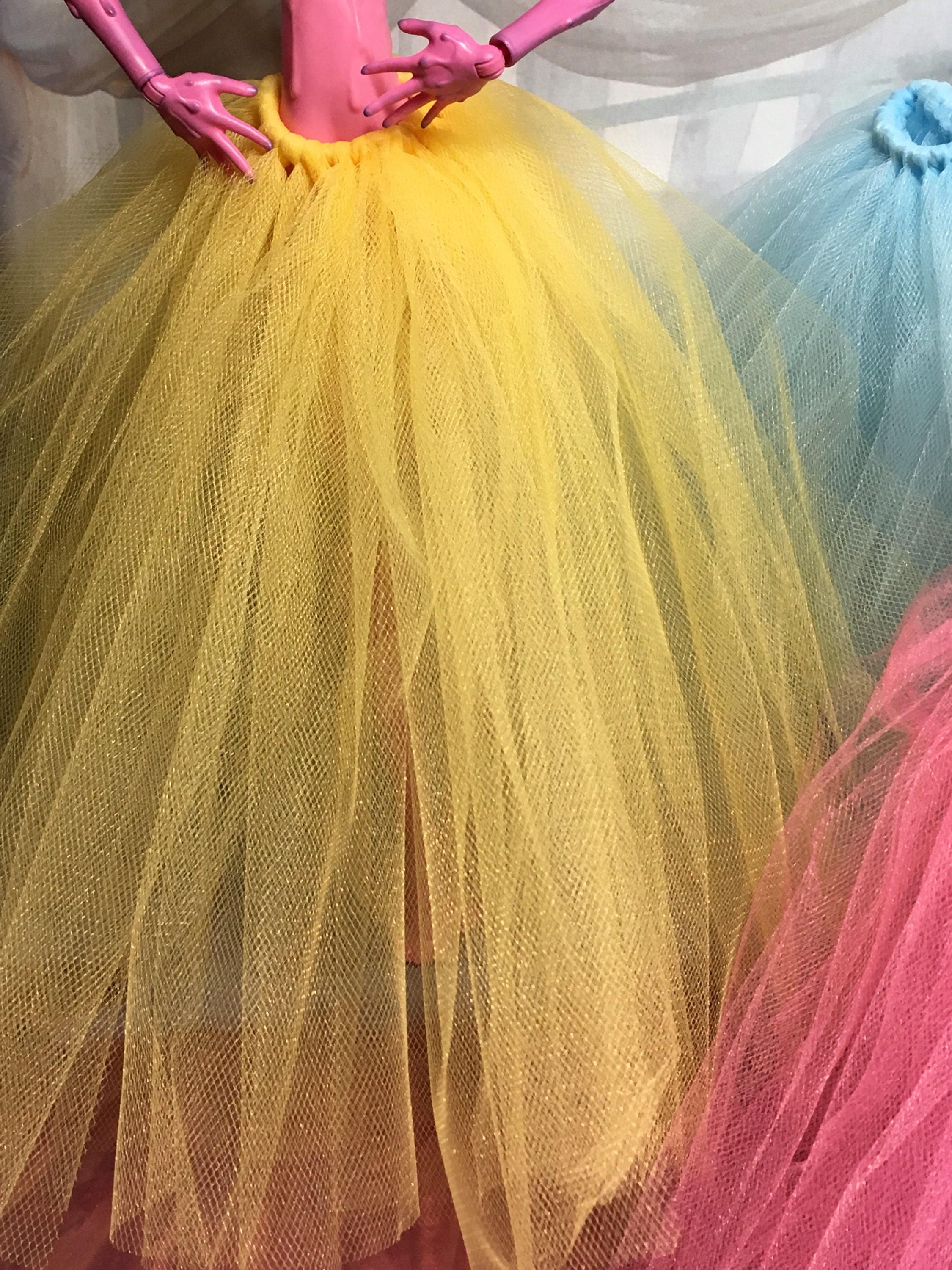 BASICS Collection - 16-17" Doll Tutu - Strand Tulle Tutu Skirt ...