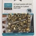 25 Piece per Package - 2 Part Eyelet Kit With Tool - 4mm Eyelet Kit, 3/ ...