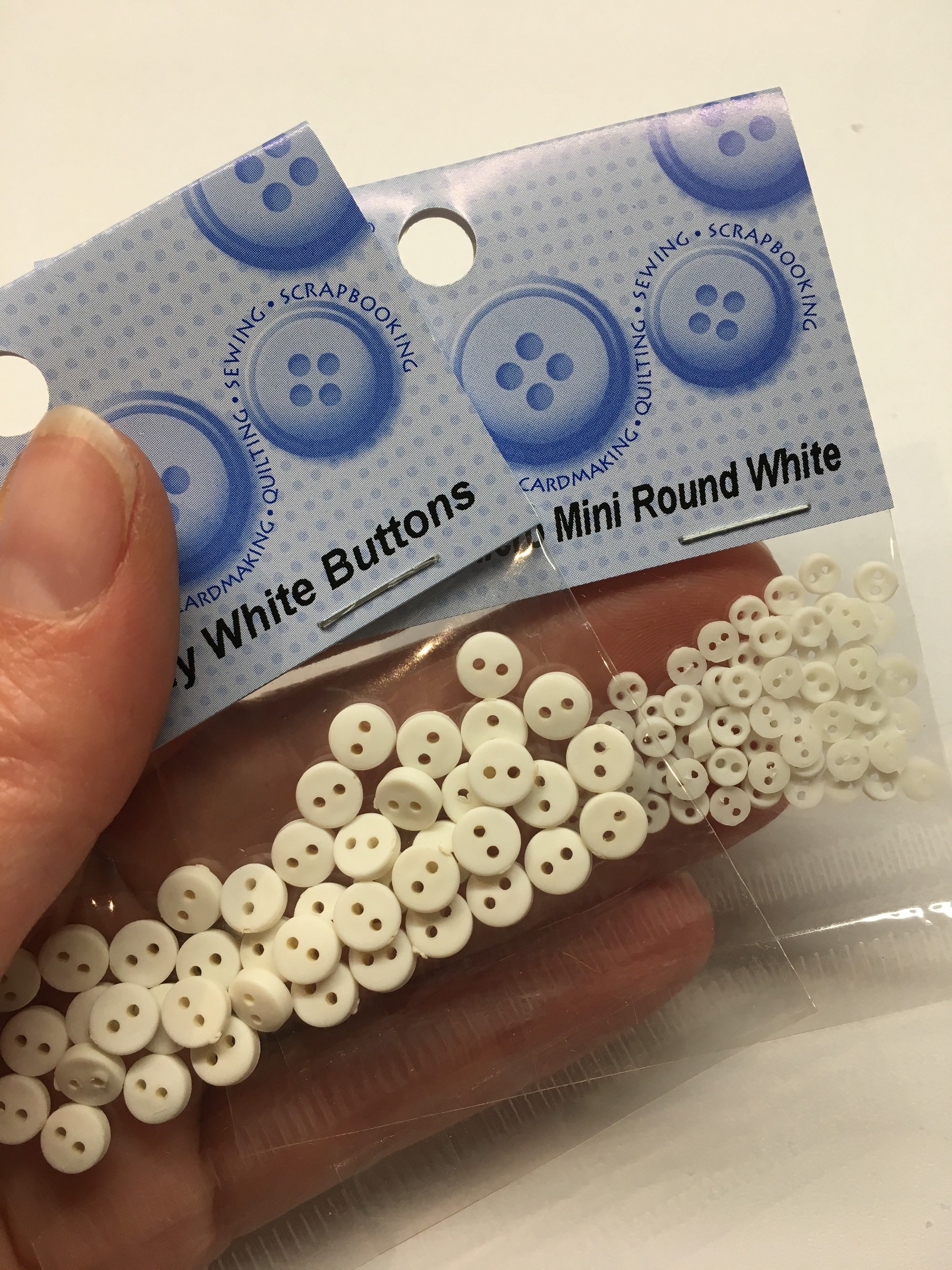 Tiny White OR Black Buttons OR Micro Mini White Black or - Etsy Canada