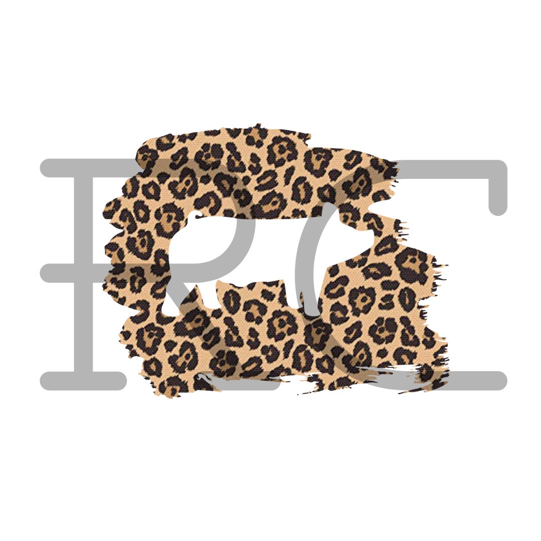 Commercial Use White Pig Leopard Background Graphic // Livestock Show ...