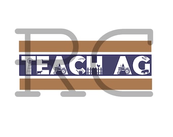Teach Ag Svg - Etsy
