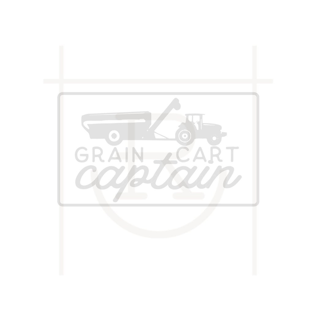 Commercial Use Grain Cart Captain Cut File // Harvest Graphic // SVG ...