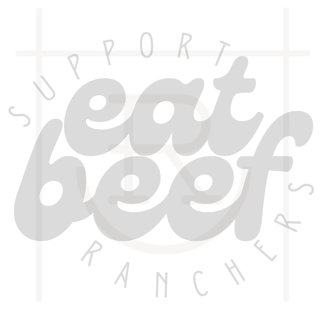 Personal Use Eat Beef // Support Ranchers // American Beef // | Etsy