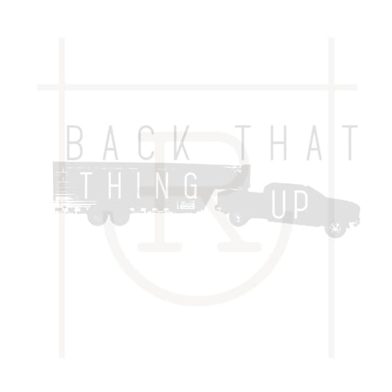 Personal Use Back That Thing up Clipart // Western Graphic // | Etsy