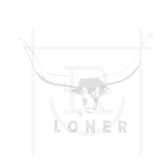 Personal Use Longhorn Loner Graphic // SVG // Rodeo Graphic // | Etsy
