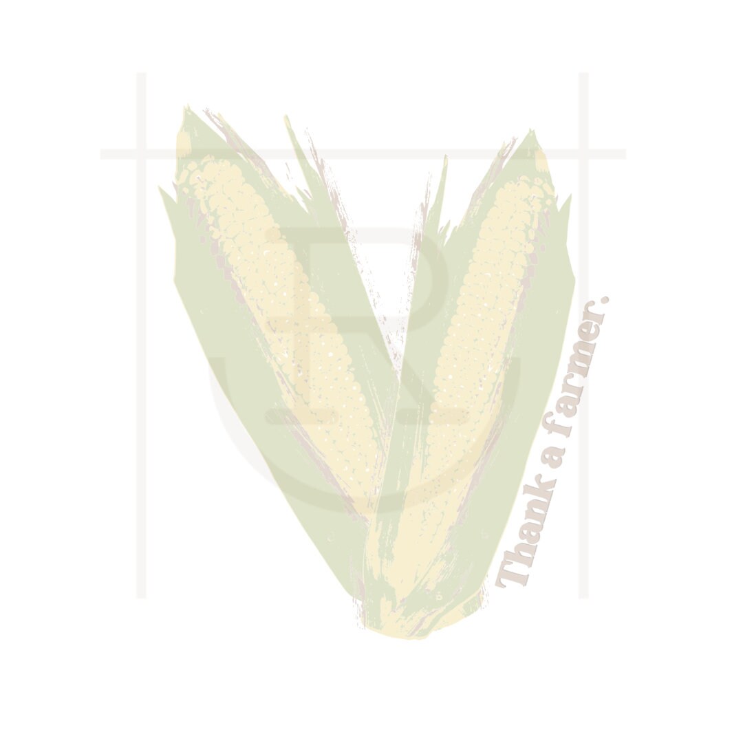 Commercial Use Thank a Farmer Corn Graphic // Harvest // Farm // PNG ...