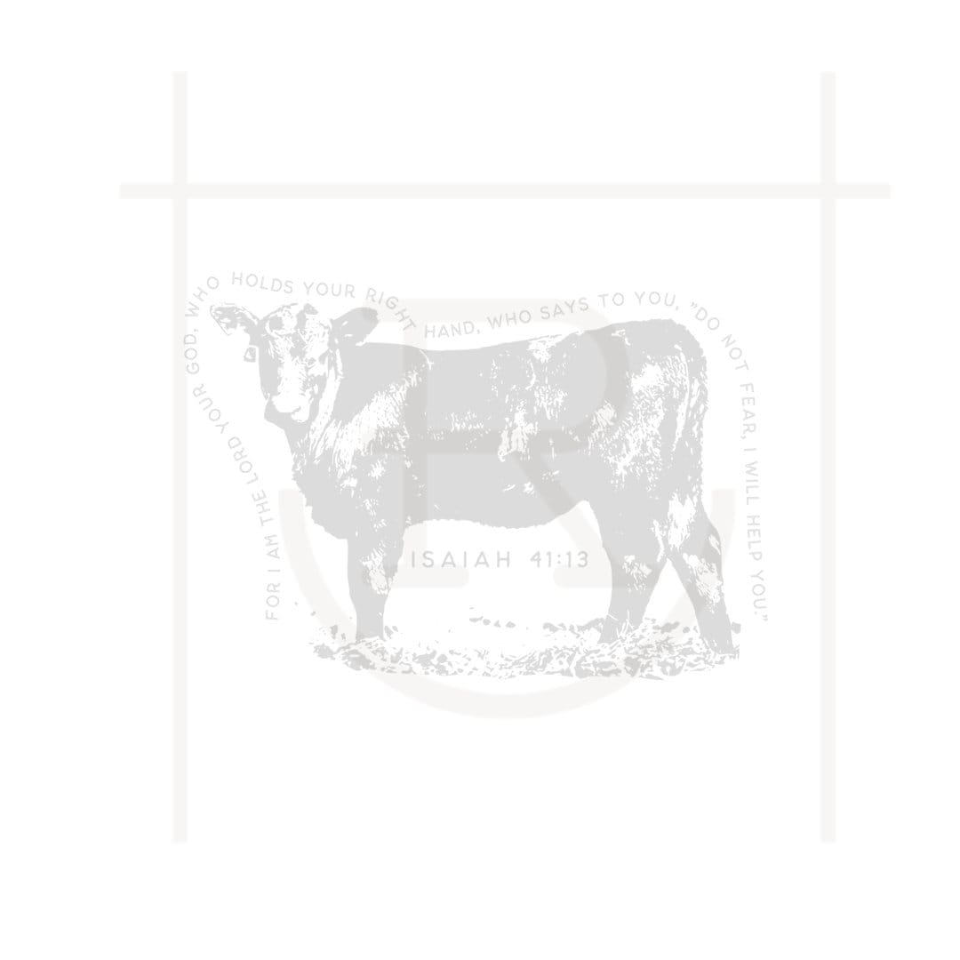 Commercial Use Angus Calf Have No Fear Graphic // Western Scripture ...