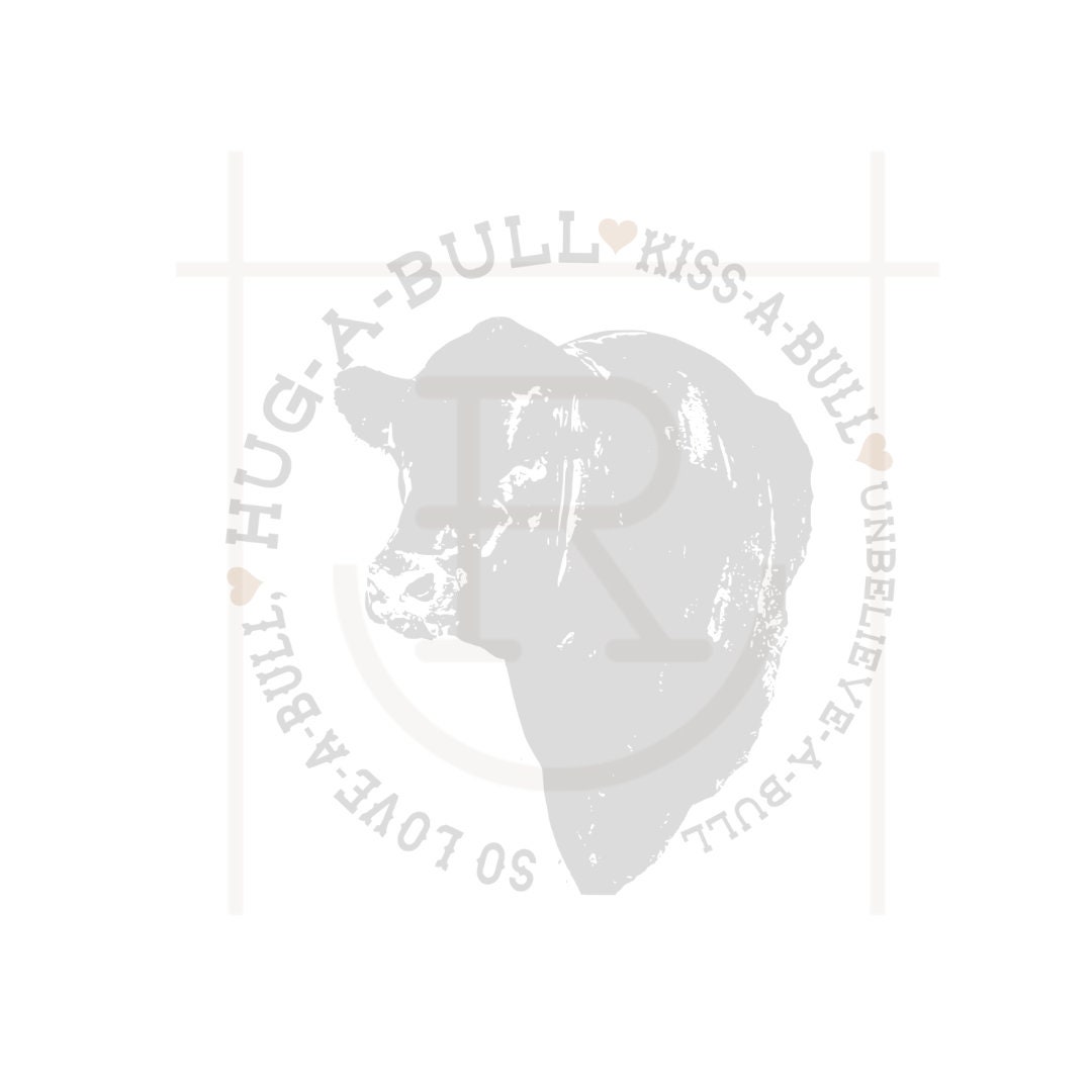 Commercial Use so Love-a-bull, Hug-a-bull Graphic // SVG // PNG ...