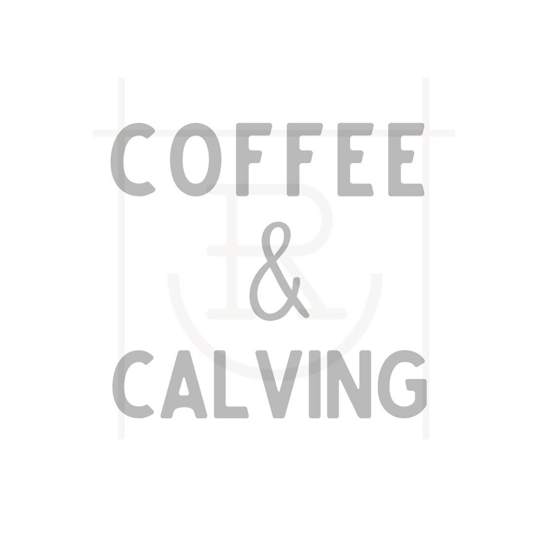 Commercial Use Coffee & Calving Graphic // Baby Calf // Rancher ...